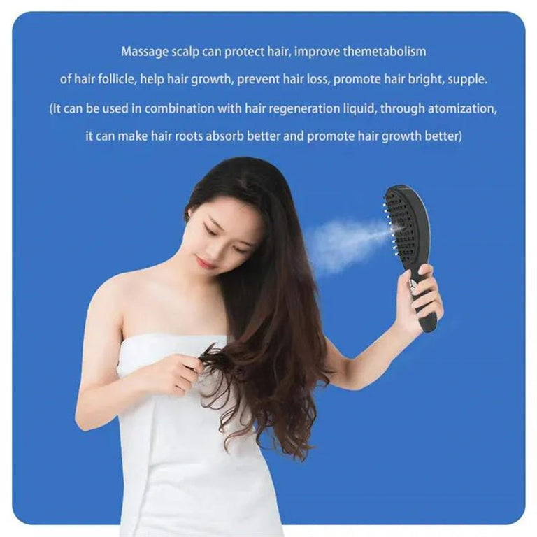 Zoom Expand image caption RED LIGHT THERAPY BRUSH SCALP MASSAGER COMB ...
