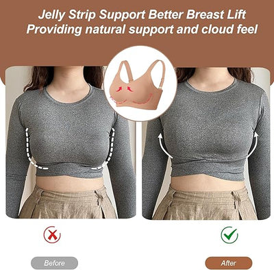 Zoom Expand image caption Seamless Full Coverage Push Up No Underwire ...